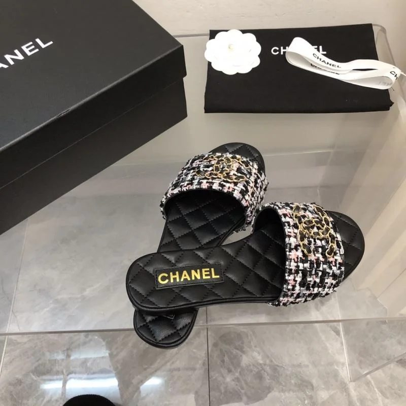 1:1 copy Chanel Slippers
