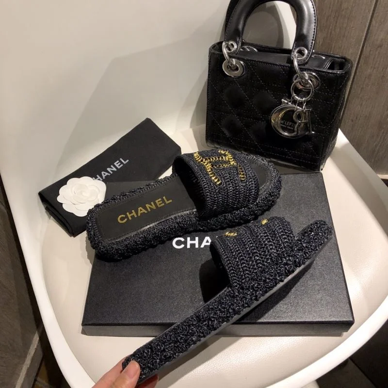 Mirror quality Chanel Slippers