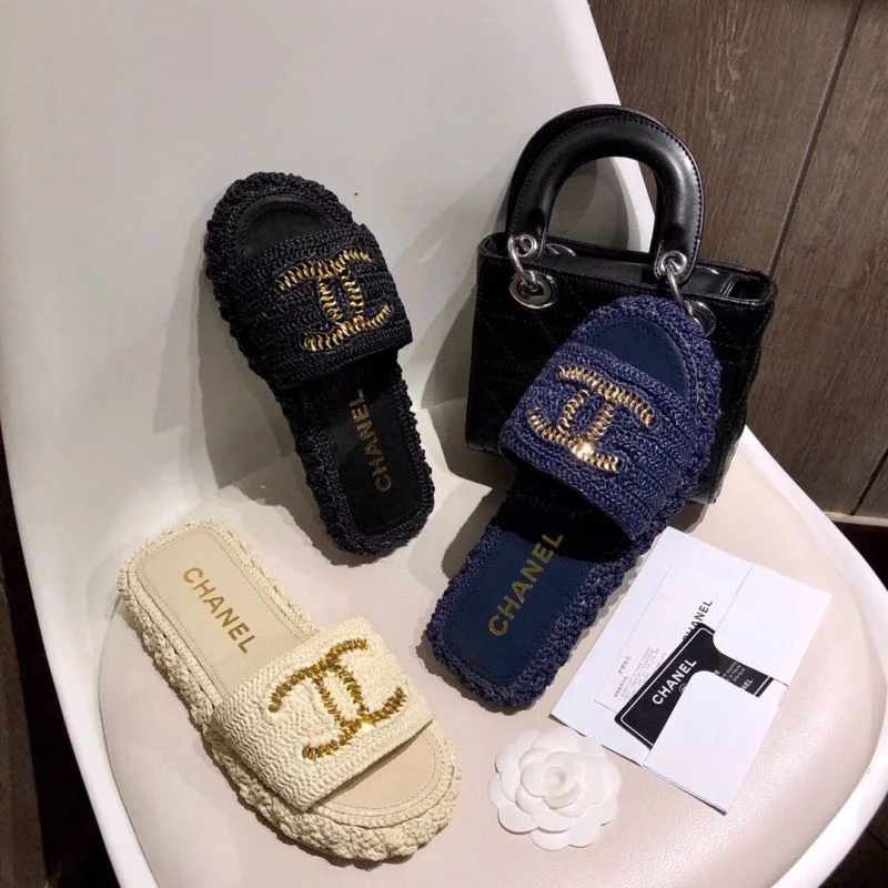 Mirror quality Chanel Slippers