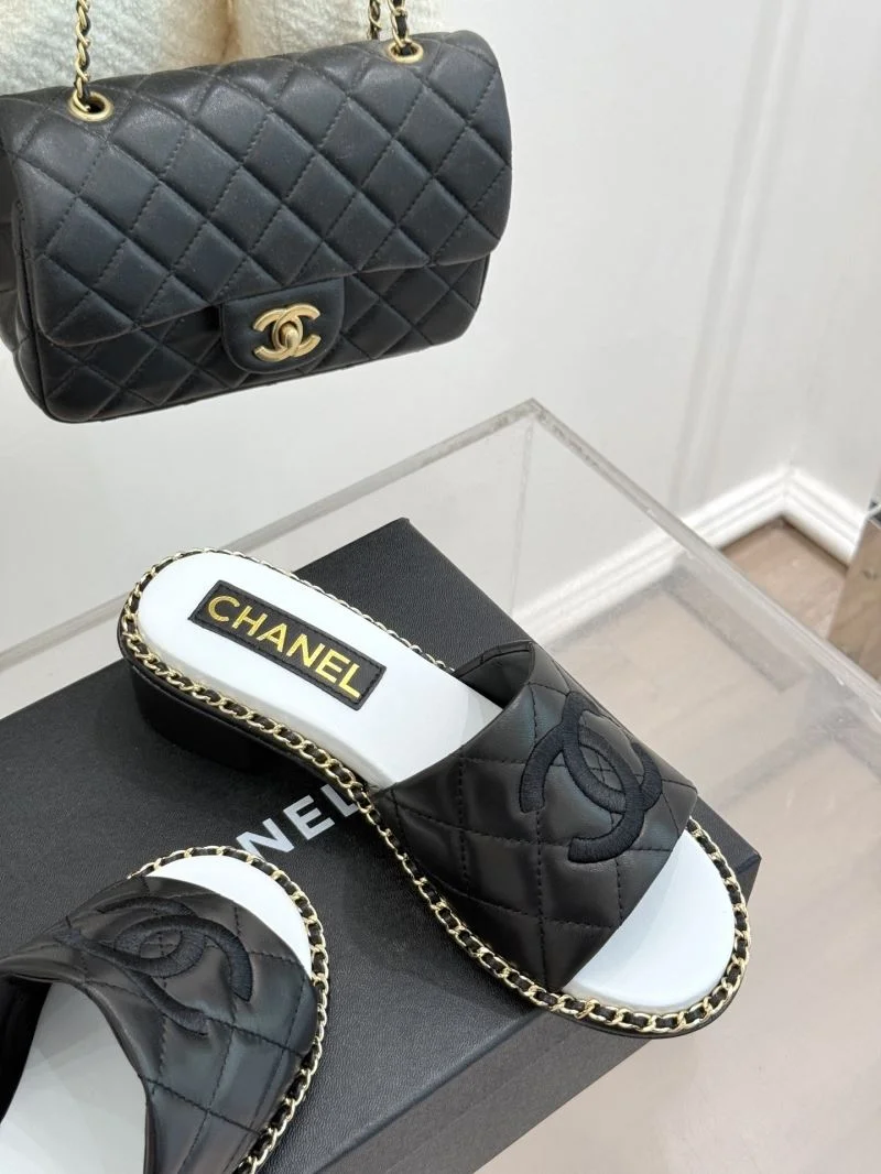 Indistinguishable Chanel Slippers