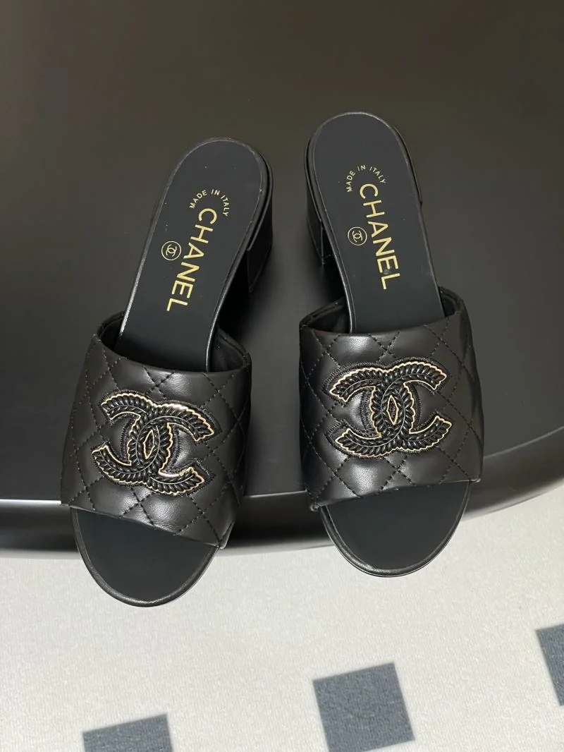 1:1 copy Chanel Slippers
