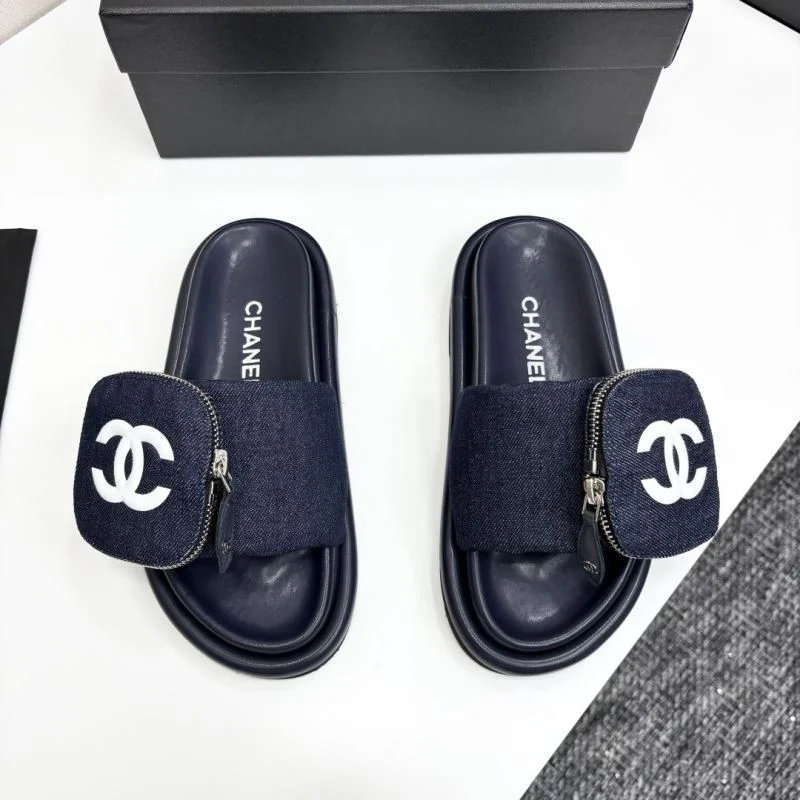 1:1 copy Chanel Slippers