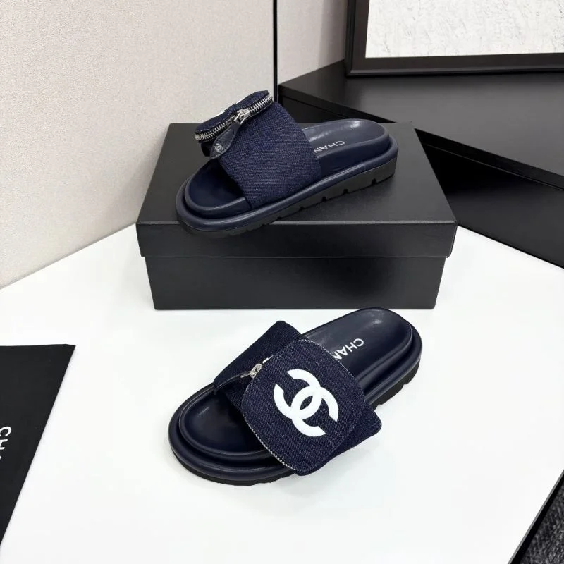 1:1 copy Chanel Slippers