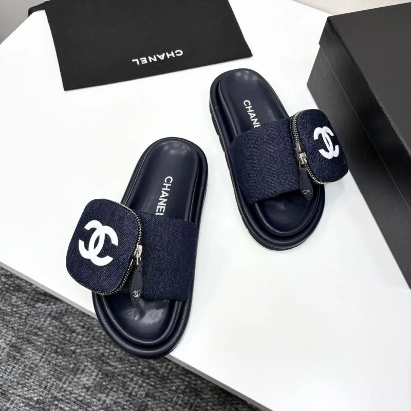1:1 copy Chanel Slippers