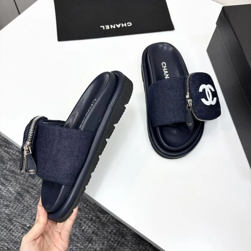1:1 copy Chanel Slippers