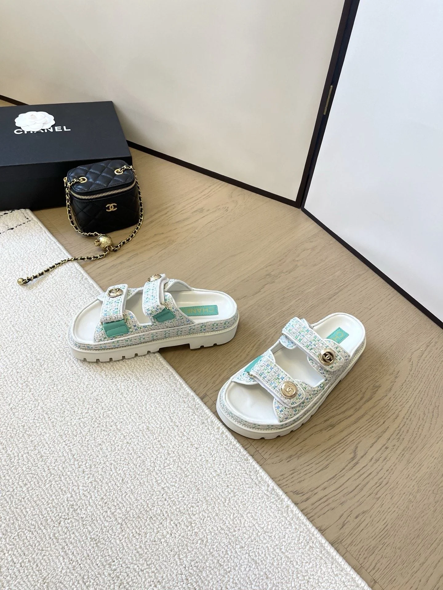 Brand-authenticated Chanel Slippers