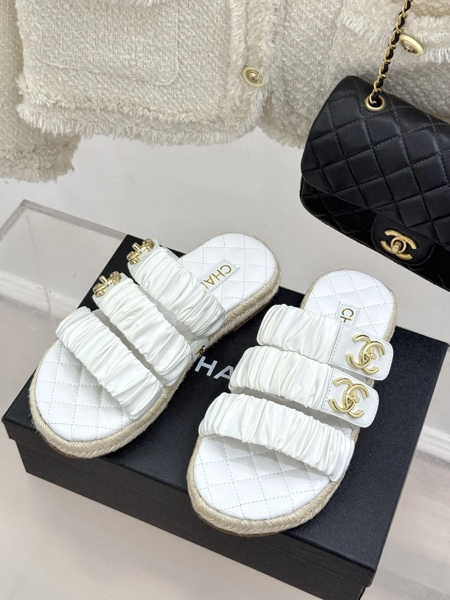 Indistinguishable Chanel Slippers