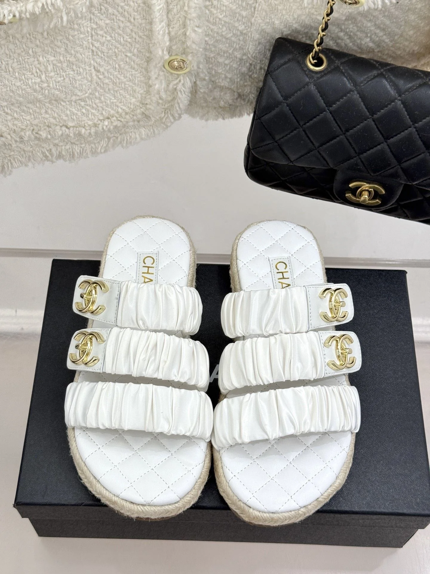 Indistinguishable Chanel Slippers