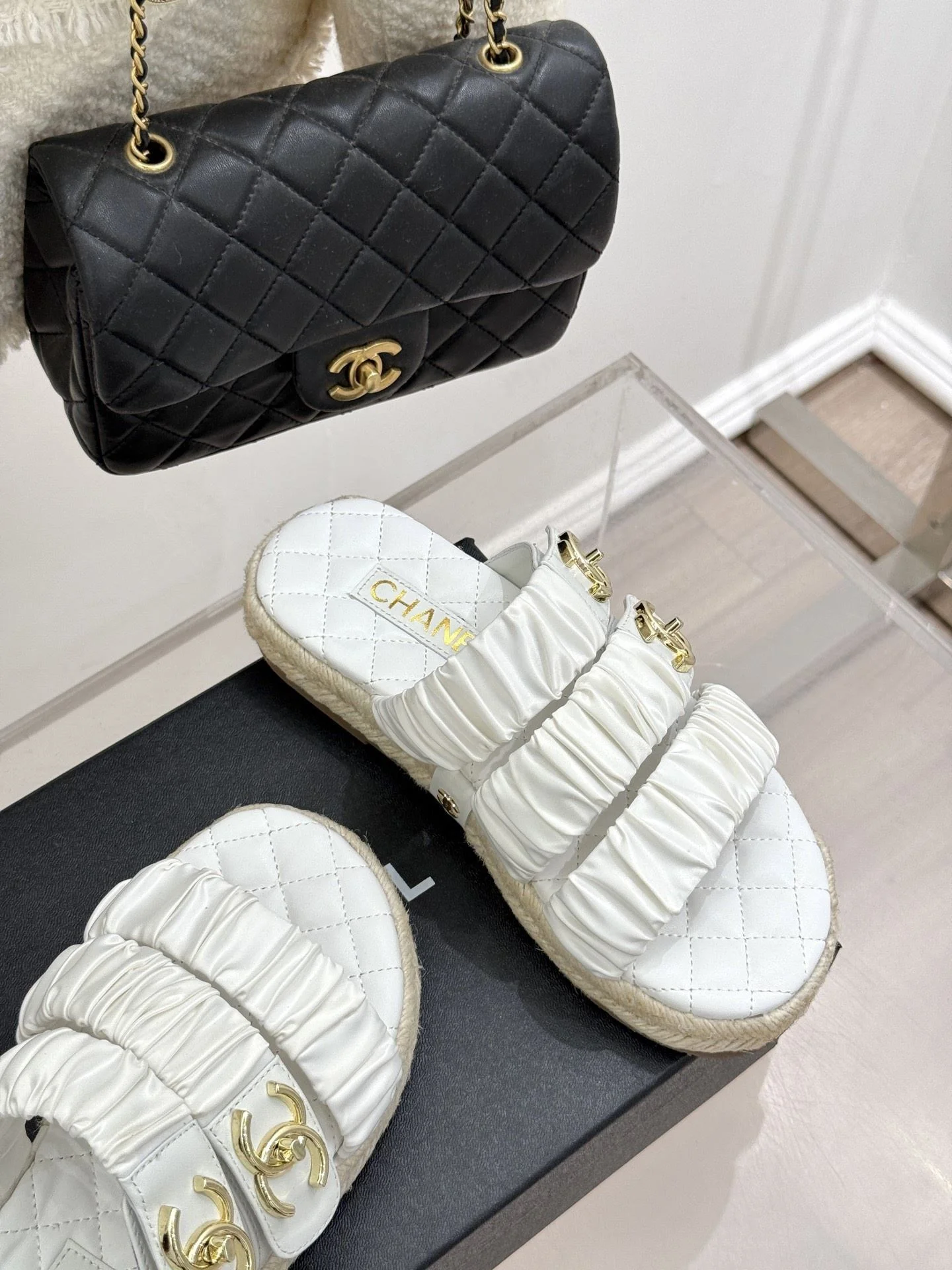Indistinguishable Chanel Slippers