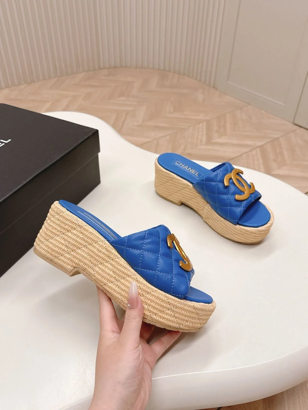 Perfect replica Chanel Slippers