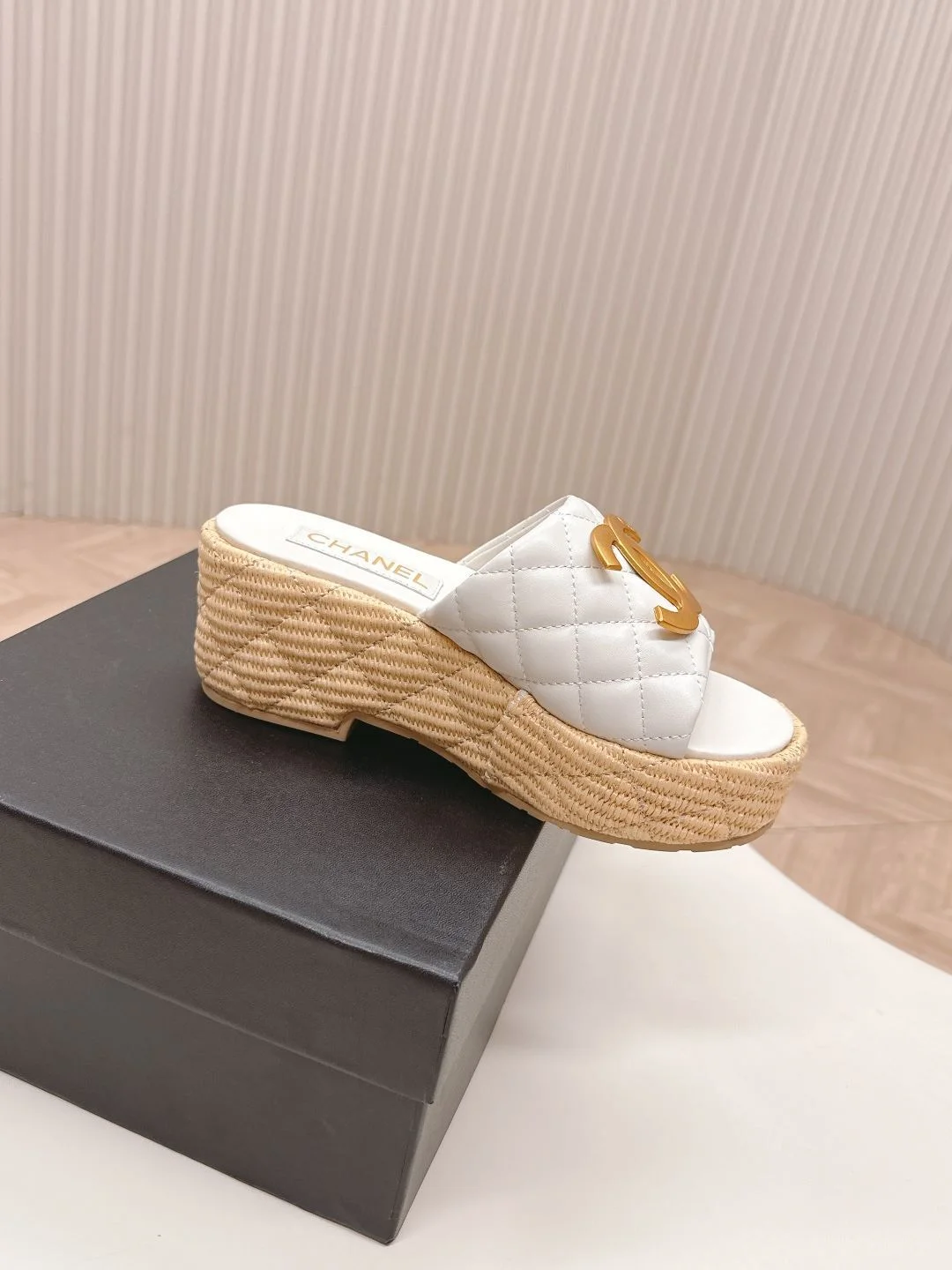 Exact replica Chanel Slippers