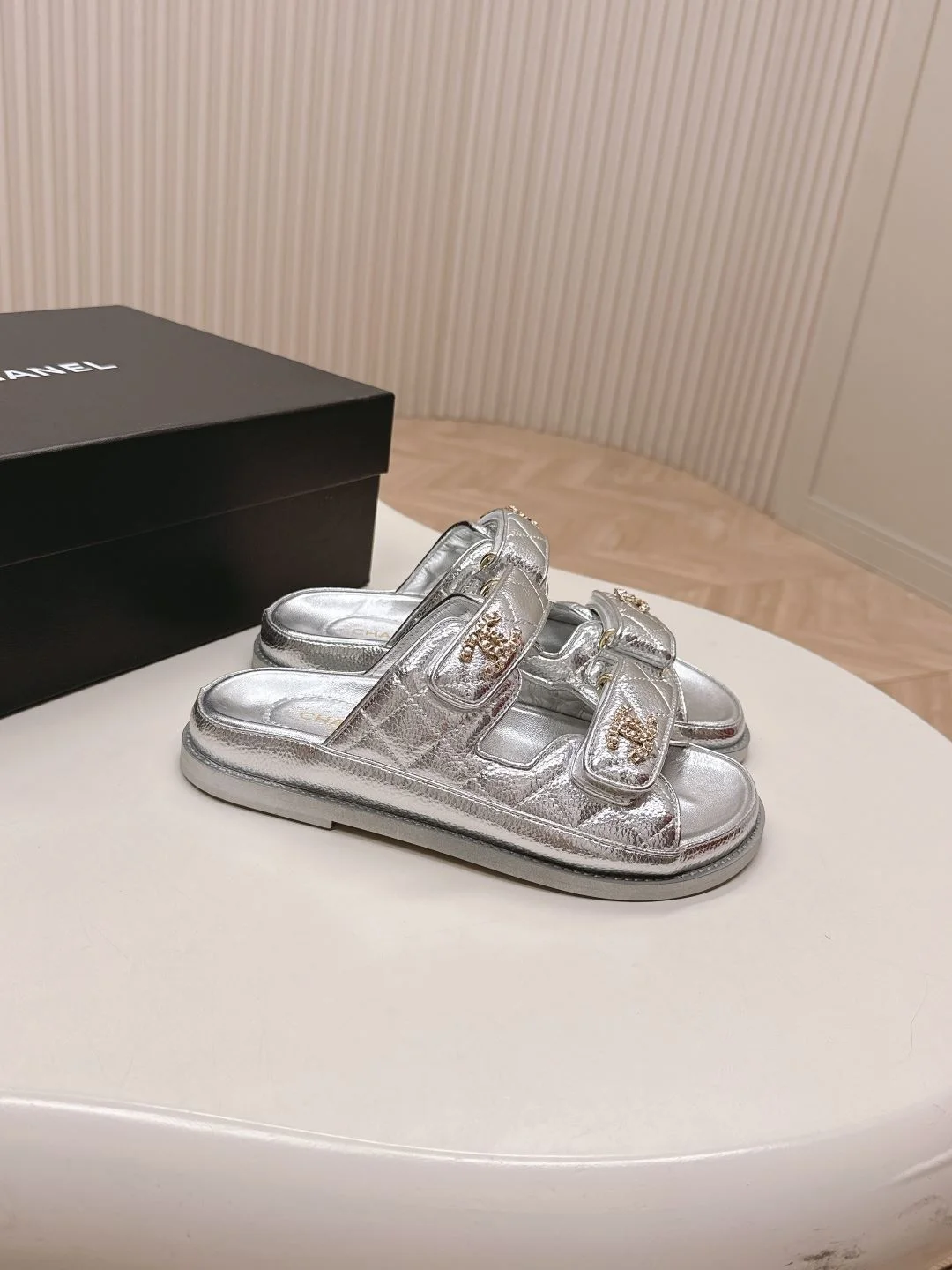 Indistinguishable Chanel Slippers