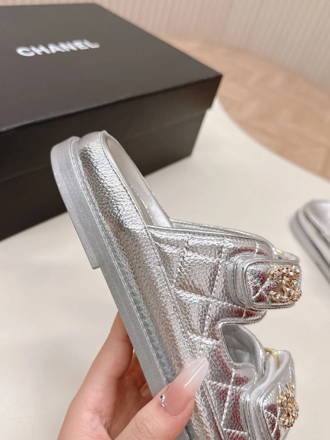 Indistinguishable Chanel Slippers