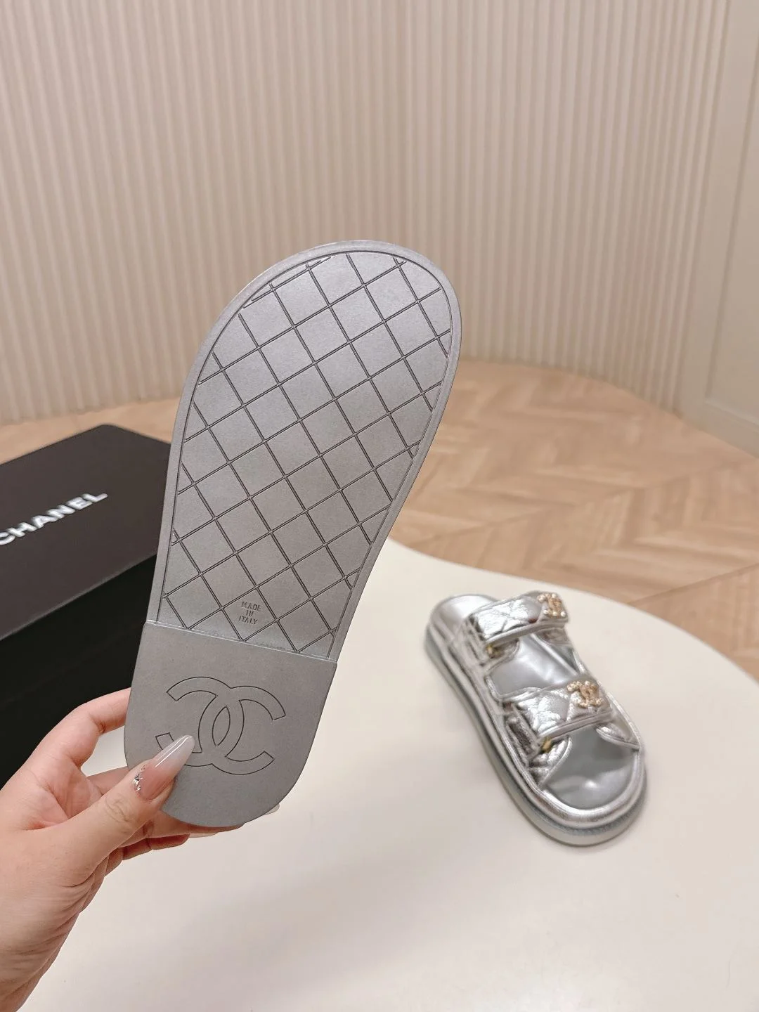 Indistinguishable Chanel Slippers