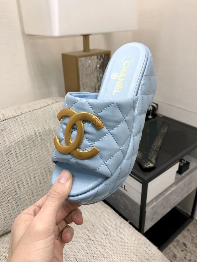 1:1 copy Chanel Slippers