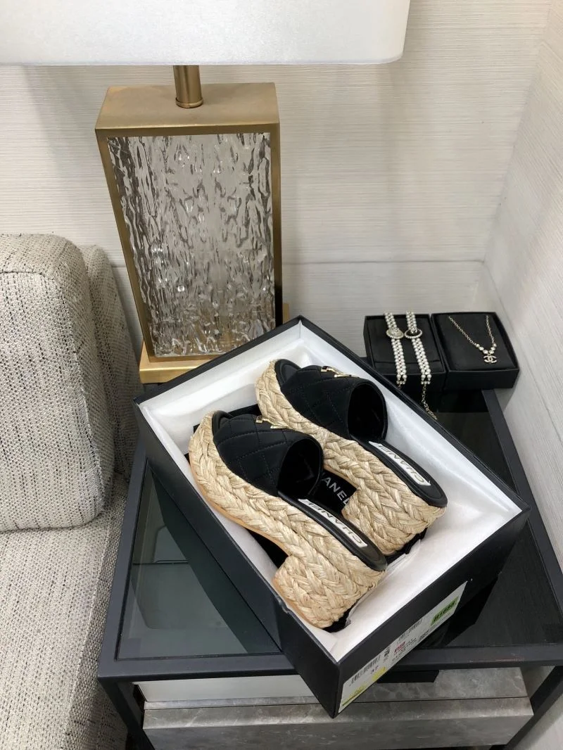 Exact replica Chanel Slippers