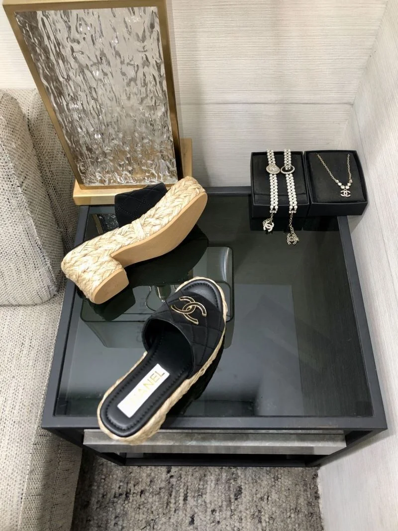Exact replica Chanel Slippers