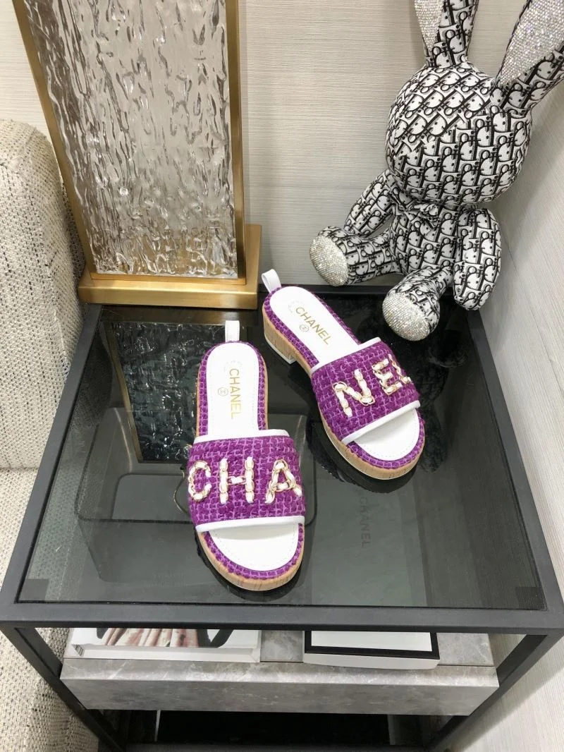 Exact replica Chanel Slippers