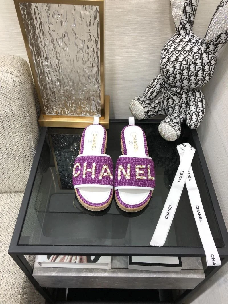 Exact replica Chanel Slippers