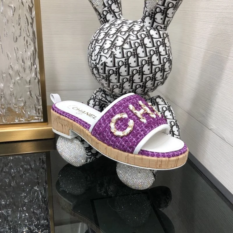 Exact replica Chanel Slippers