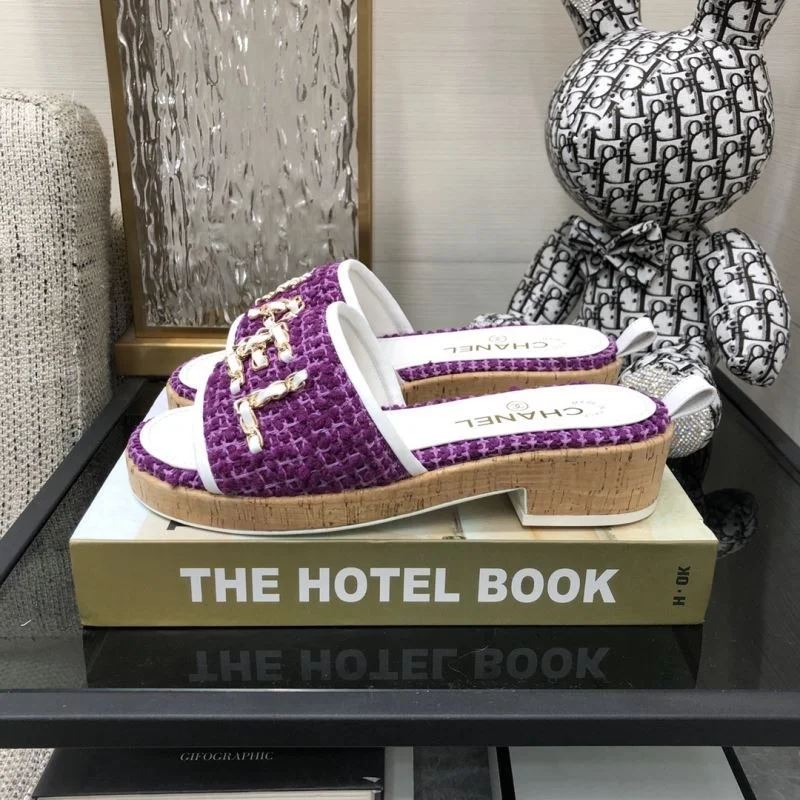 Exact replica Chanel Slippers