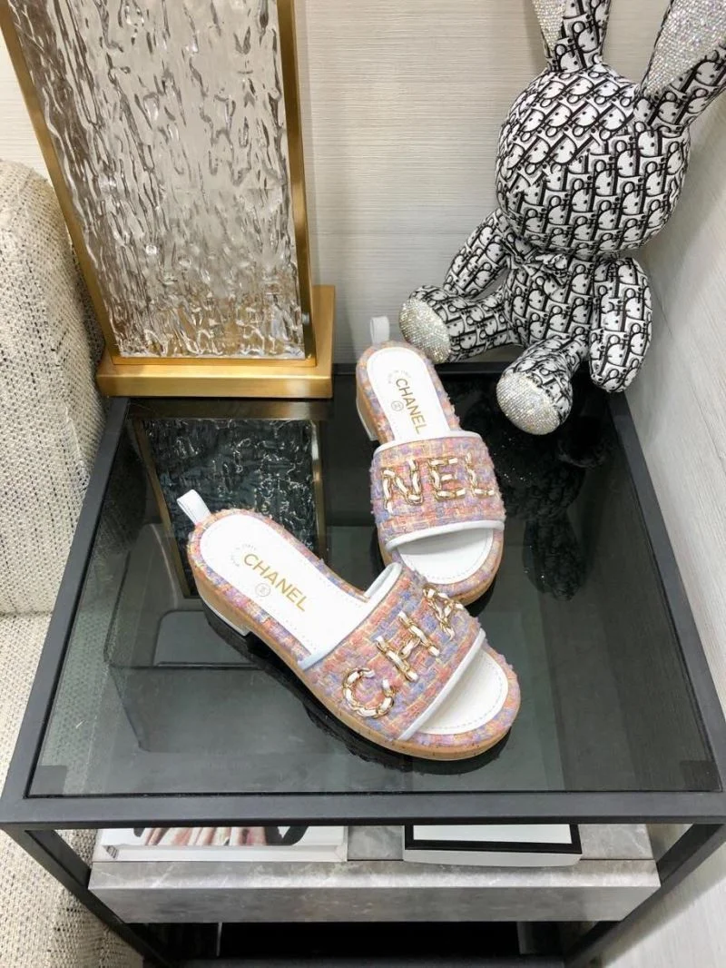 Mirror quality Chanel Slippers