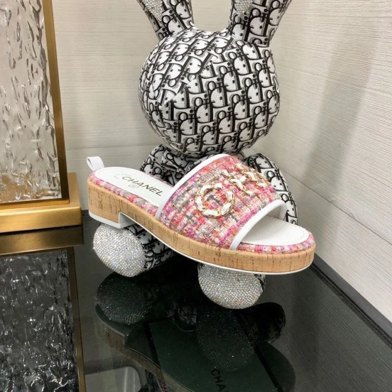 1:1 copy Chanel Slippers