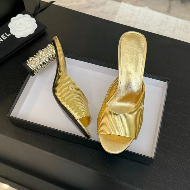 Brand-authenticated Chanel Slippers
