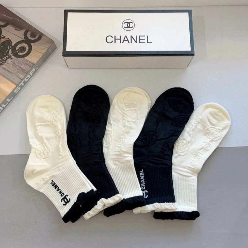 1:1 copy Chanel Socks