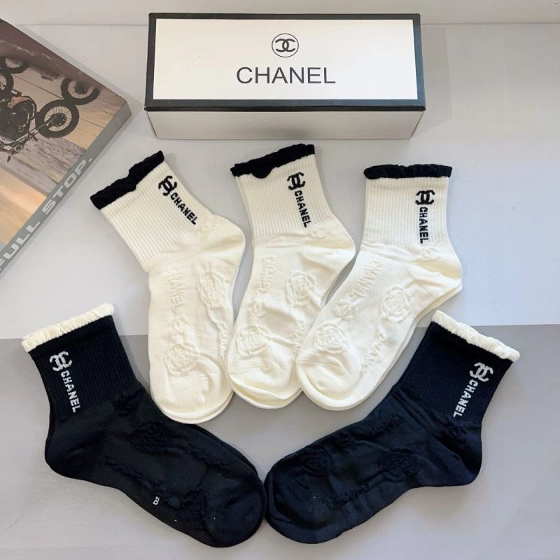 1:1 copy Chanel Socks