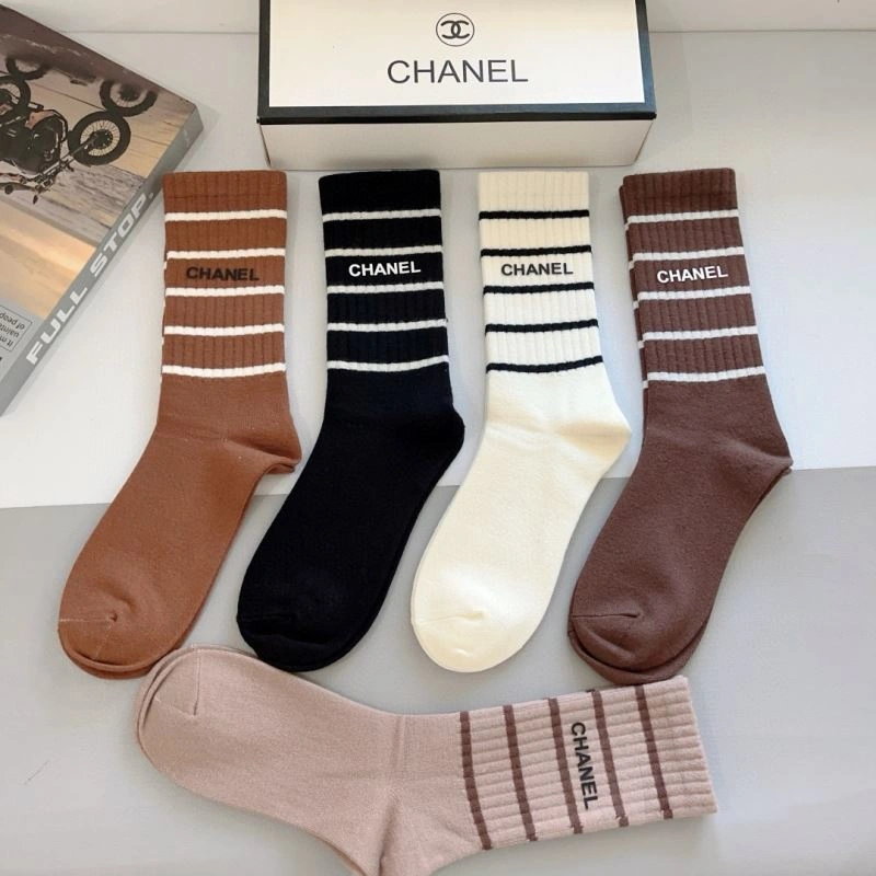 Mirror quality Chanel Socks