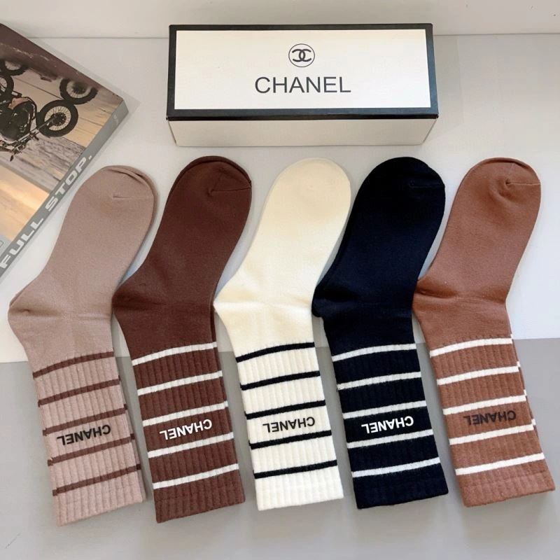 Mirror quality Chanel Socks