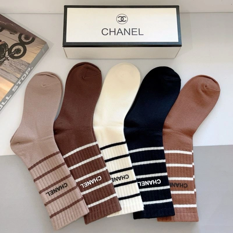 Mirror quality Chanel Socks