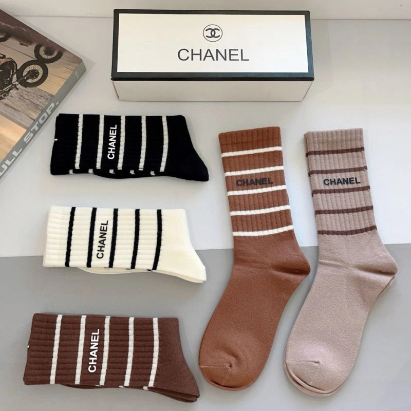 Mirror quality Chanel Socks