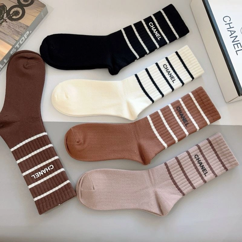 Mirror quality Chanel Socks