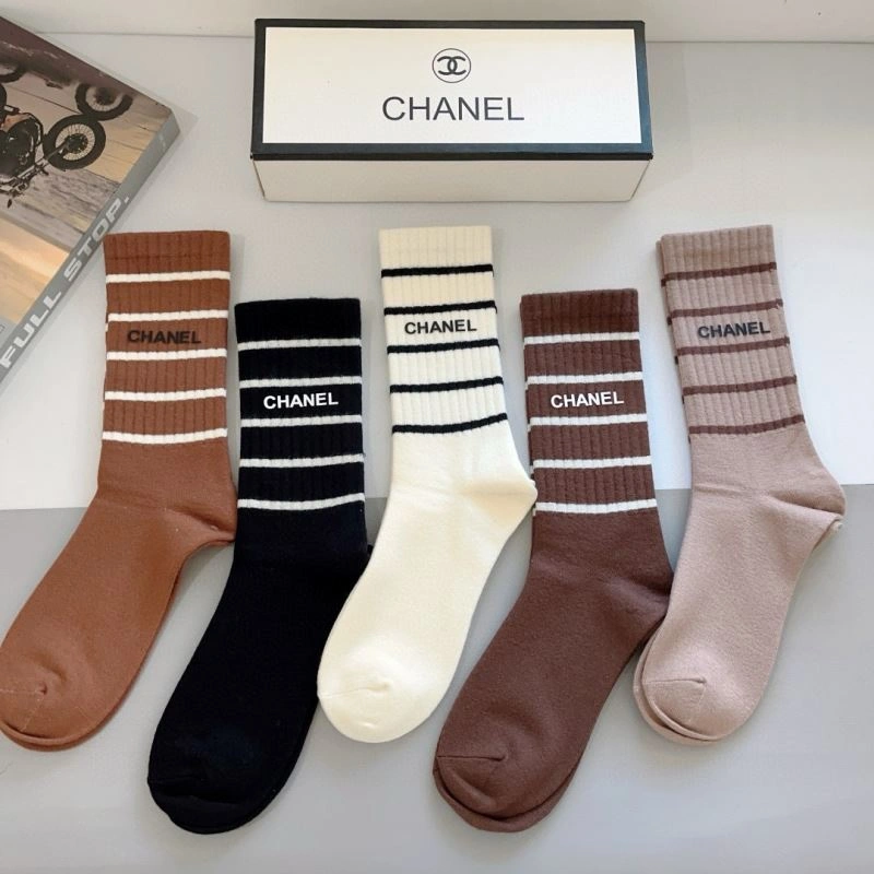 Mirror quality Chanel Socks