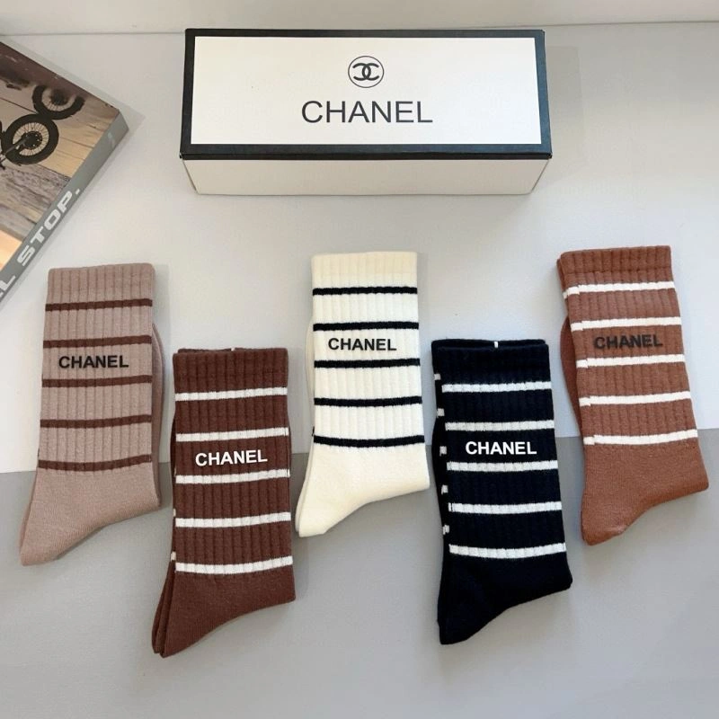 Mirror quality Chanel Socks