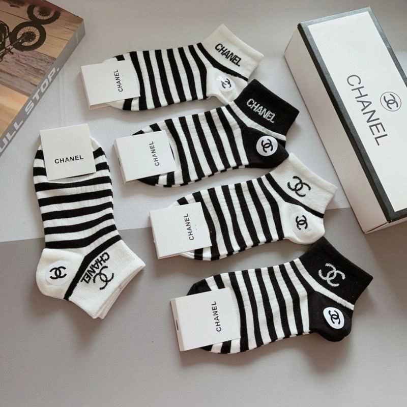 Precise copy Chanel Socks