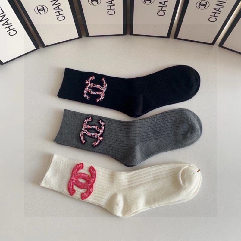 Precise copy Chanel Socks