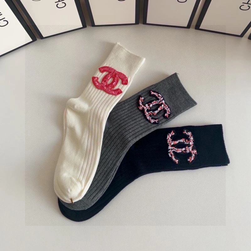 Precise copy Chanel Socks