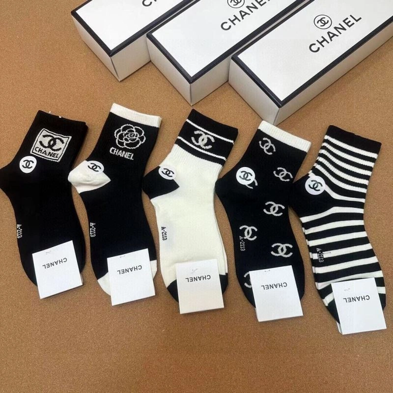 Mirror quality Chanel Socks
