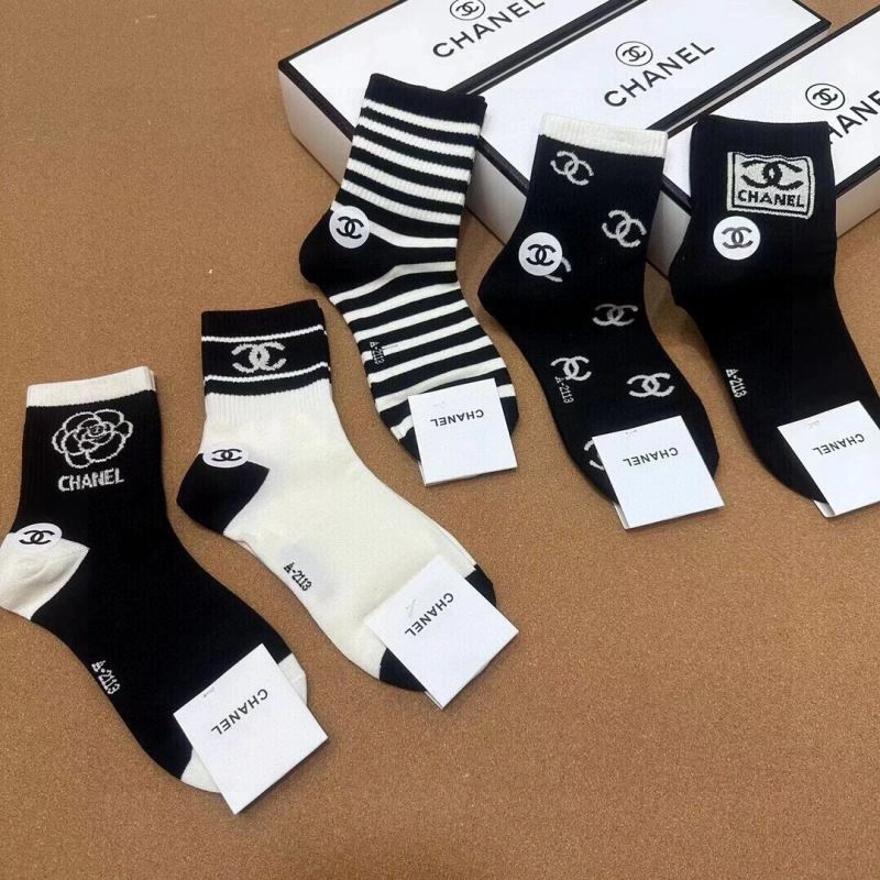 Mirror quality Chanel Socks