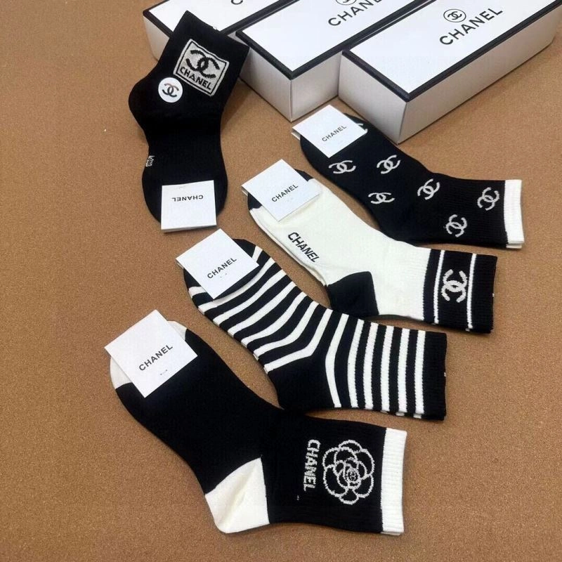 Mirror quality Chanel Socks