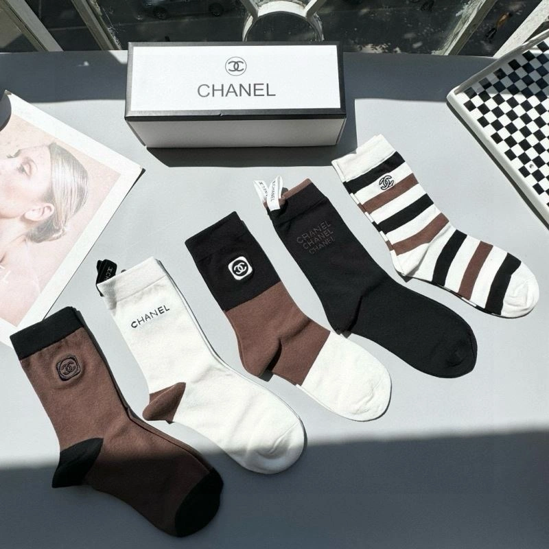 Brand-authenticated Chanel Socks