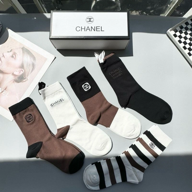 Brand-authenticated Chanel Socks