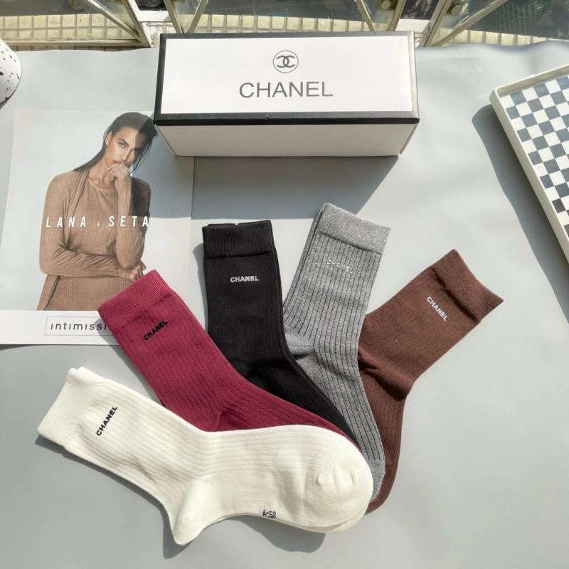 Precise copy Chanel Socks