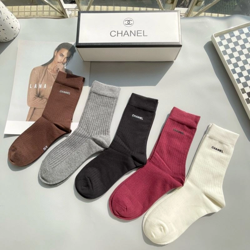 Precise copy Chanel Socks