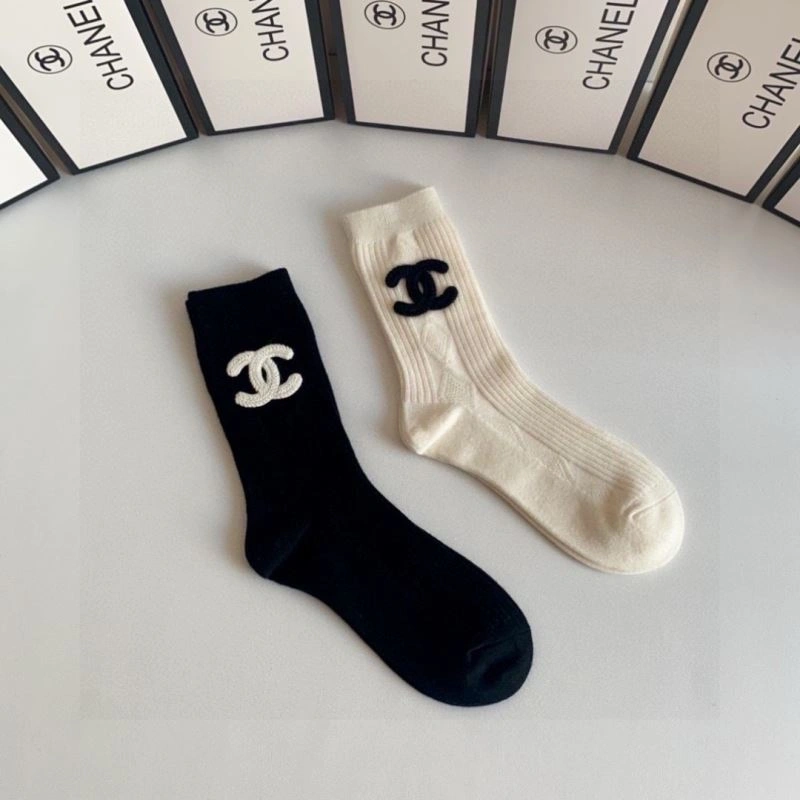 Mirror quality Chanel Socks