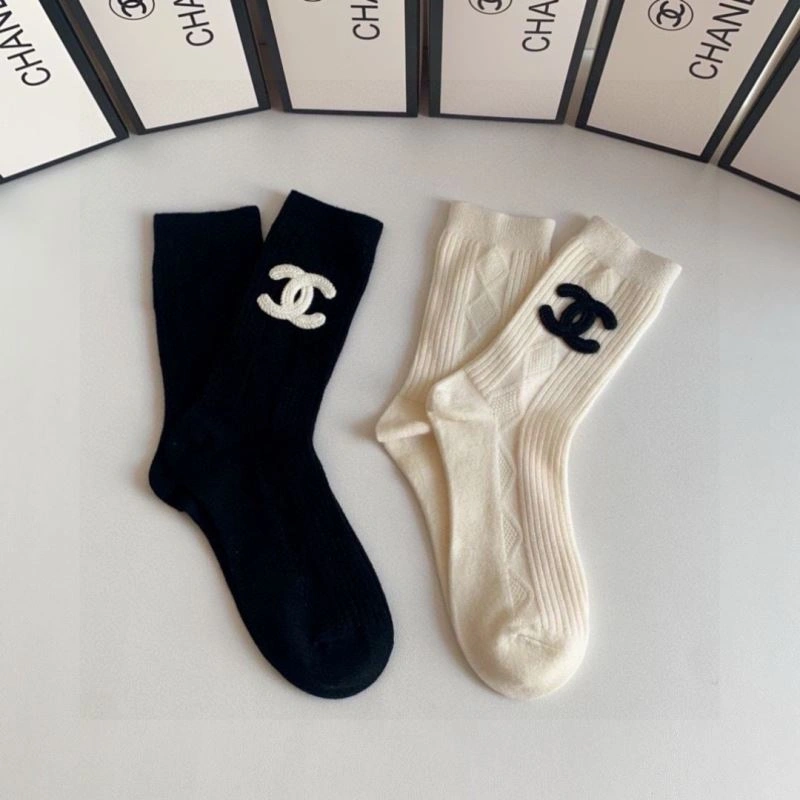 Mirror quality Chanel Socks