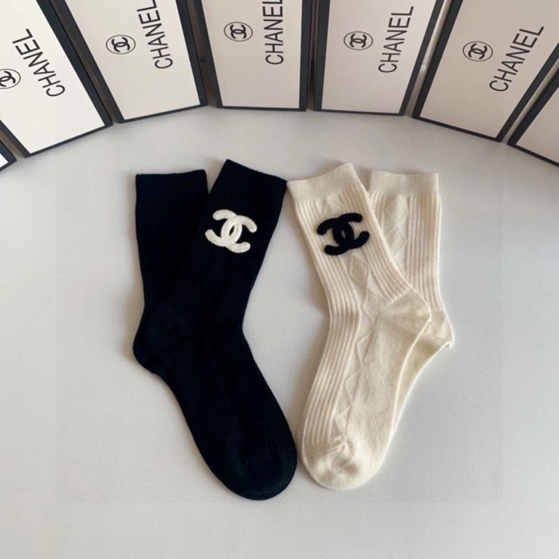Mirror quality Chanel Socks